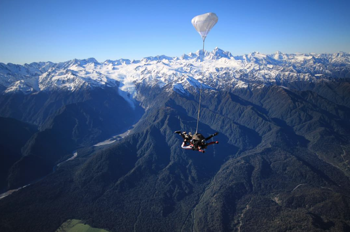Skydiving in NZ Makes it in the Virtuoso’s 2019 Must Do List